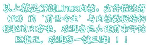 Linux仓库 解剖linux内核：文件描述符（fd）的‘前世今生与内核数据结构探秘 Csdn博客