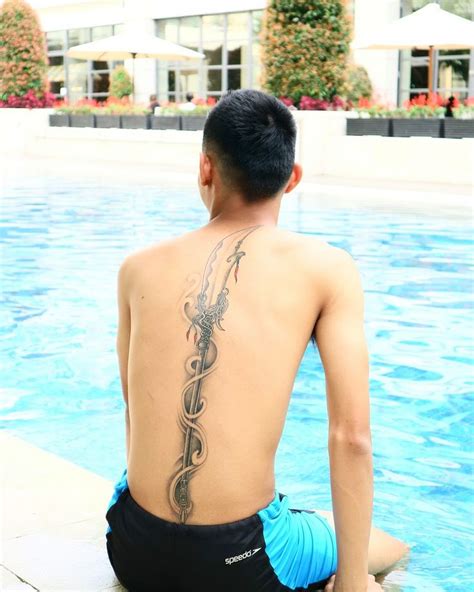 Guan Dao Tattoo Chain Necklace Fashion Tattoos