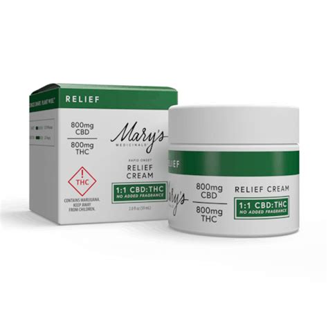 Marys Medicinals Muscle Freeze Relief 2oz 800mg Thc800mg Cbd Native