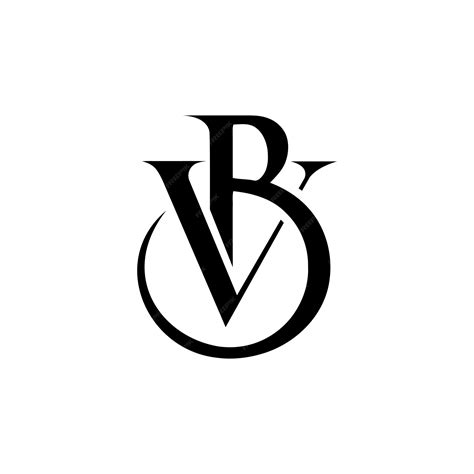 Premium Vector Bv Initials Logo Design Initial Letter Logo Creative Luxury Logo Template