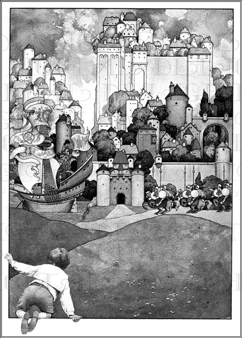 Maxfield Parrish Storyland Vintage Digital Illustration Etsy Maxfield Parrish Maxfield