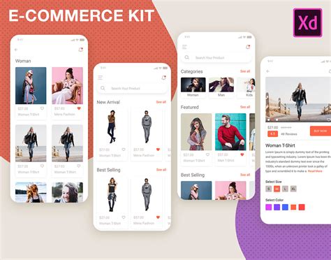 New Ios 12 E Commerce App Ui Kit On Behance