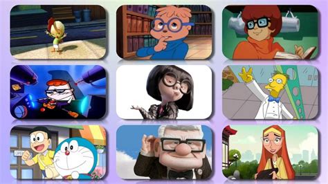 Cartoon Characters With Glasses