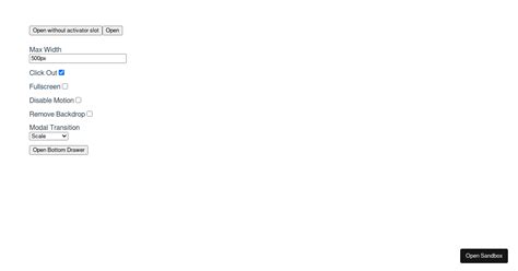vue neat modal forked codesandbox