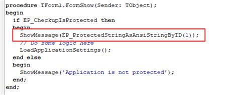 Protecting Delphi Lazarus FreePascal Applications From Simplest To
