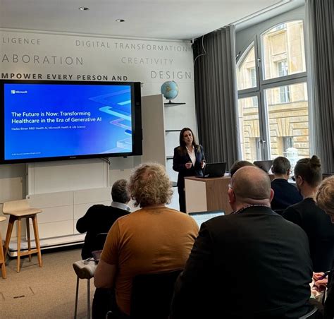 Spoke At Microsoft Healthcare Ai Event In Berlin Hadas Bitran Posted