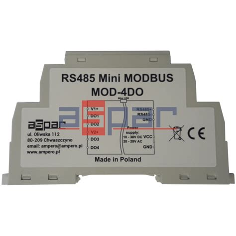 MOD DO IO Modbusmodule Digital Outputs MOD DO MINI Modbus RTU ASCII Sfar Sfar Ampero