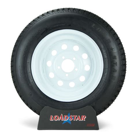 Trailer Tire St20575d15 Bias On White Mod Wheel 5 Lug By Lo
