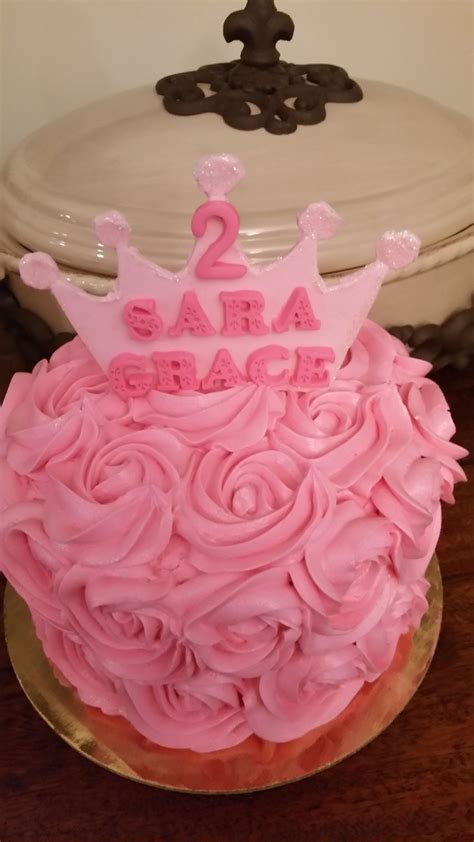 Rosette Princess Birthday Cake Princess Birthday Cake Birthday Cake Cake