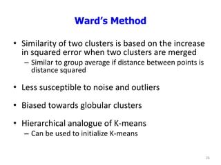 Clustering Hierarchical Ckustering Notes Pdf