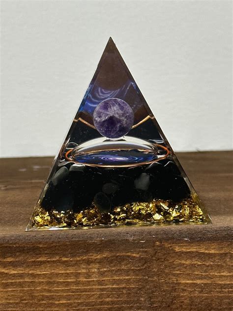 Universal Orgonite Pyramid Array With Crop Circle Energy Aetherx