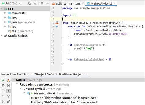 Java How Can I Find All Unused Methods Of My Project In The Android