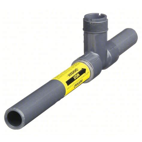 1 Sch80 Pvc Signet Installation Fitting T For Flow Ph And Orp Sensors Streamline Filtration