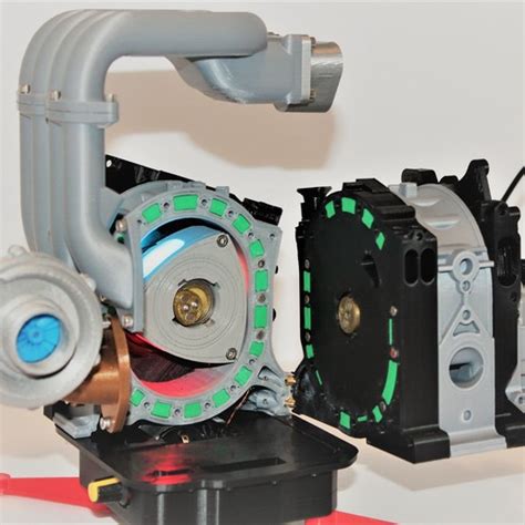 Download Free Stl File Mazda Rx7 Wankel Rotary Engine 13b Rew Working Model • 3d Printer