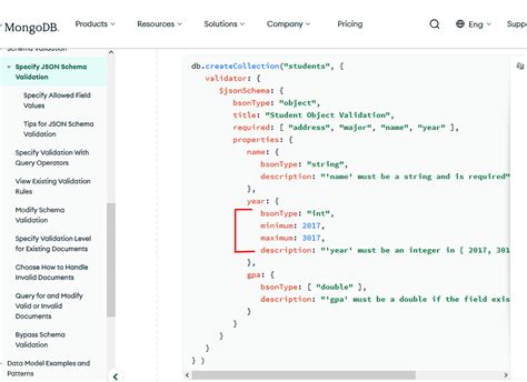 Schema Validation With Pymongo And Mongodb Python Frameworks