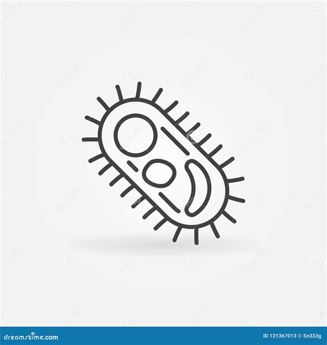 Virus Or Pathogen Vector Concept Icon In Thin Line Style Stock Vector Illustration Of Hygiene