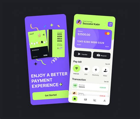 fintech mobile app on behance