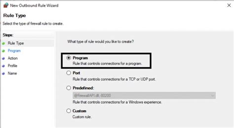 how to block an application from accessing the internet in windows 10