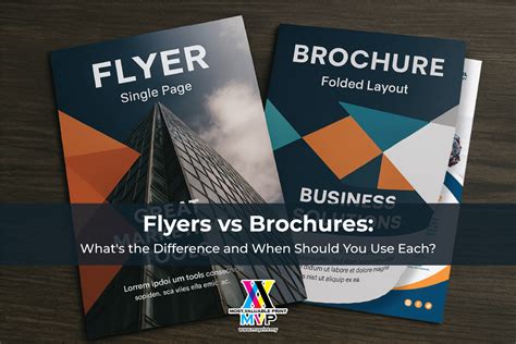 Flyers Vs Brochures Whats The Difference And When Should You Use Each