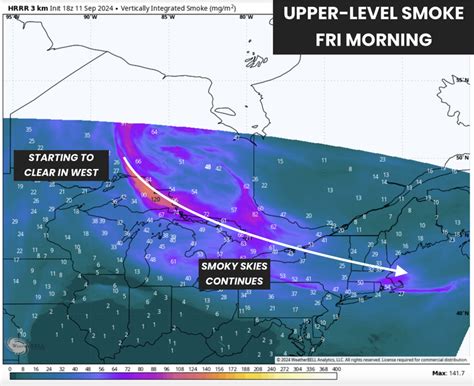 Smoky Skies Ahead As Upper Level Wildfire Smoke Sets In Across Ontario