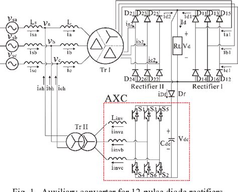 Figure 4 From Design Of An Auxiliary Converter For 12 Pulse Diode