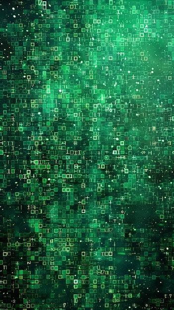 Premium Photo Matrix Code Background