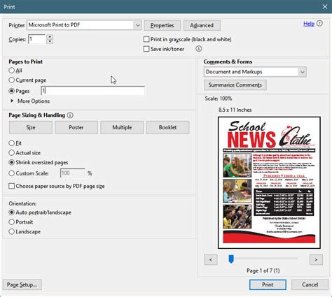 Microsoft Print To PDF Guide News Press Gazette Company