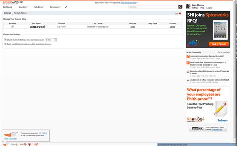 Remote Collector Portal Not Sending Tickets To Central Server Spiceworks Support Spiceworks