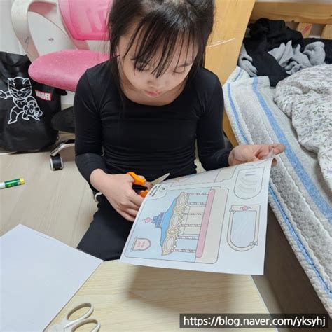 따니네 만들기 놀이공원 스퀴시북 만들기 무료도안 네이버 블로그