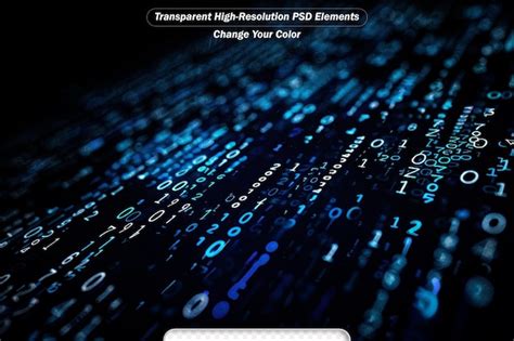 premium psd binary code background motion binary data hacking