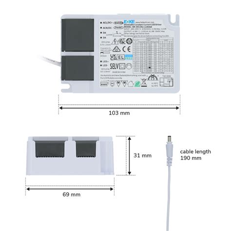 LED Driver Dali Dimmable Boke For LED Panel