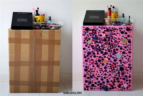 How To Make A Makeup Box Out Of Cardboard Saubhaya Makeup