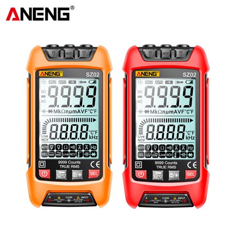 6000 9999 counts voltmeter ammeter dc ac voltage current true rms