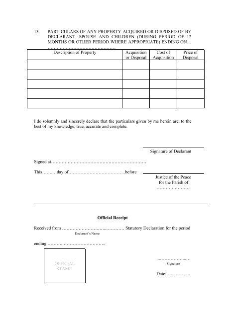 11 PARTICULARS OF INCOME