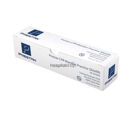 Prestan Professional Cpr Practice Shields 36pcs Per Roll 10077 Pps