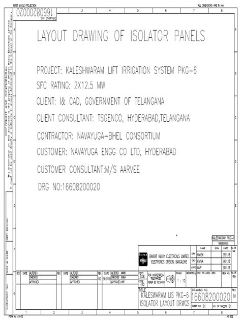 Isolator Layout Drawing Pdf