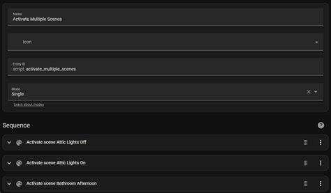 Set Scene From A Dashboard Button Configuration Home Assistant Community