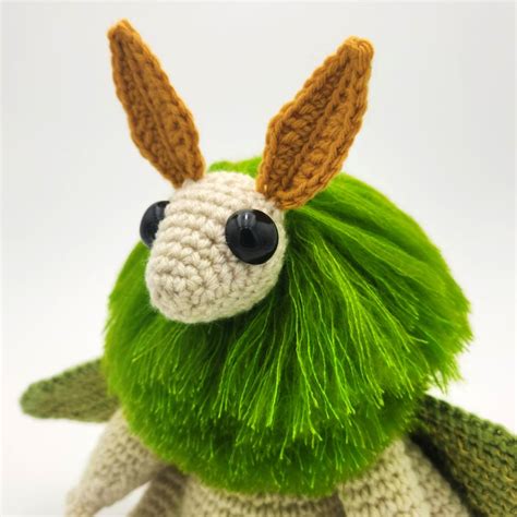Moth Doll 🐛💚 R Crochet