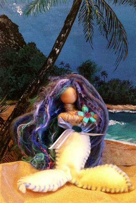 Tiny Mermaid Doll Ocean Treasures Mermaid Dolls Outdoor Decor