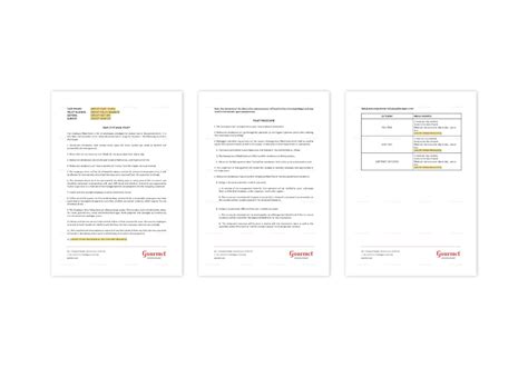 Restaurant Employee Meal Policy Template In Word Apple Pages