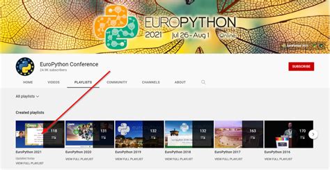 europython 2021 all edited videos now available