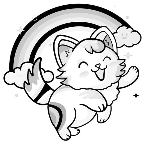 Anime Kittens Coloring Pages