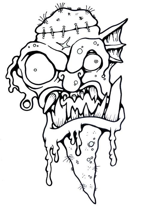 Cool Drawings Of Monsters Warehouse Of Ideas