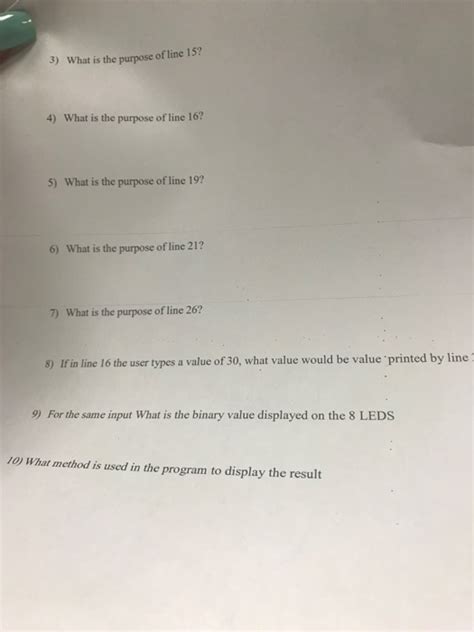Solved Part V Given The Following Program Instruction Line