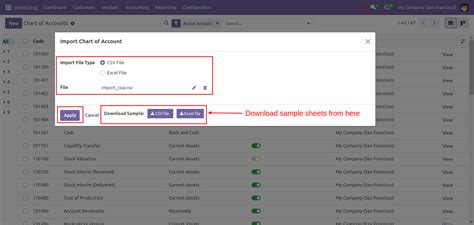 Import Chart Of Account From Csv File Import Chart Of Account From Excel File V17 Store