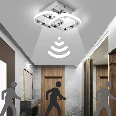 EIDEARAY Motion Sensor LED Ceiling Light W Mount Motion Activated Light Fixture Ceiling Lamp