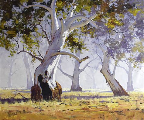 Landscape Trees Painting By Graham Gercken