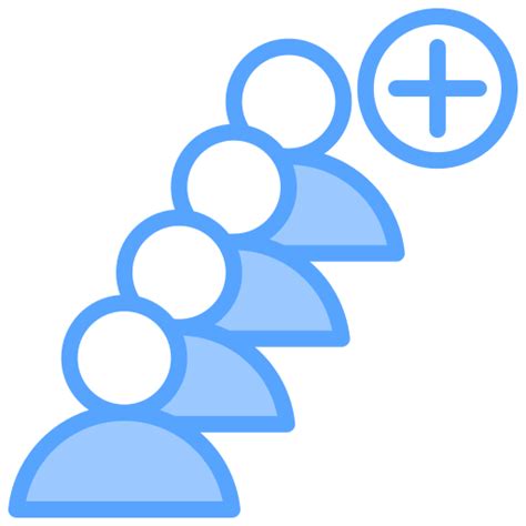 Queue Generic Blue Icon