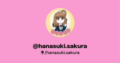 Hanasuki Sakura Twitter Instagram Facebook Linktree