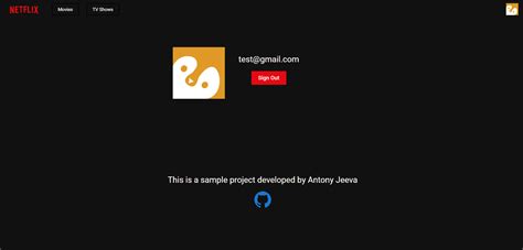 Github Antonyjeevanetflix Clone React Js Project Netflix Clone